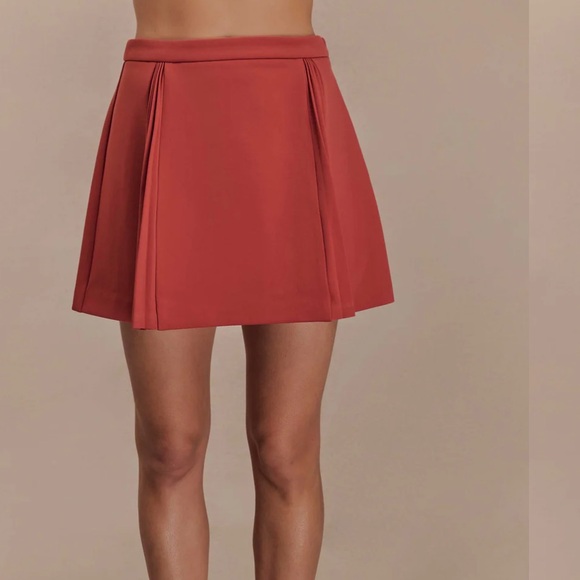 Meshki | Skirts | Meshki Melinda High Waist Mini Skirt Wpleats Xs In ...